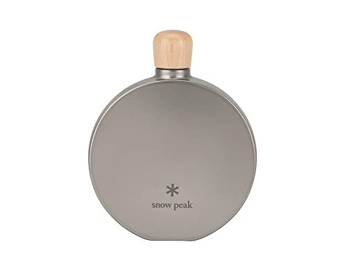 Snow Peak Titanium Flask 150 TW-116 Whiskey Bottle Hip Flask Silver | eBay