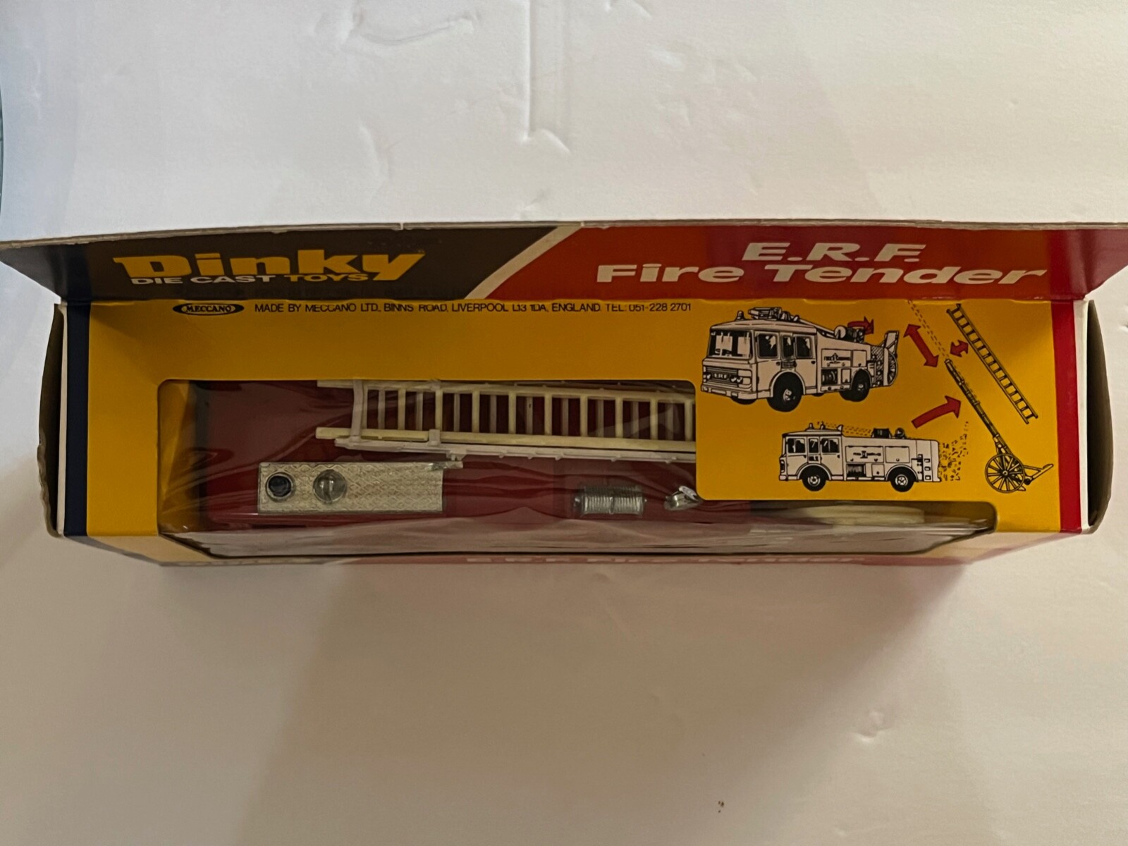 Dinky Toys No 266 ERF Fire Tender Engine in Original Box Unused 1977 | eBay