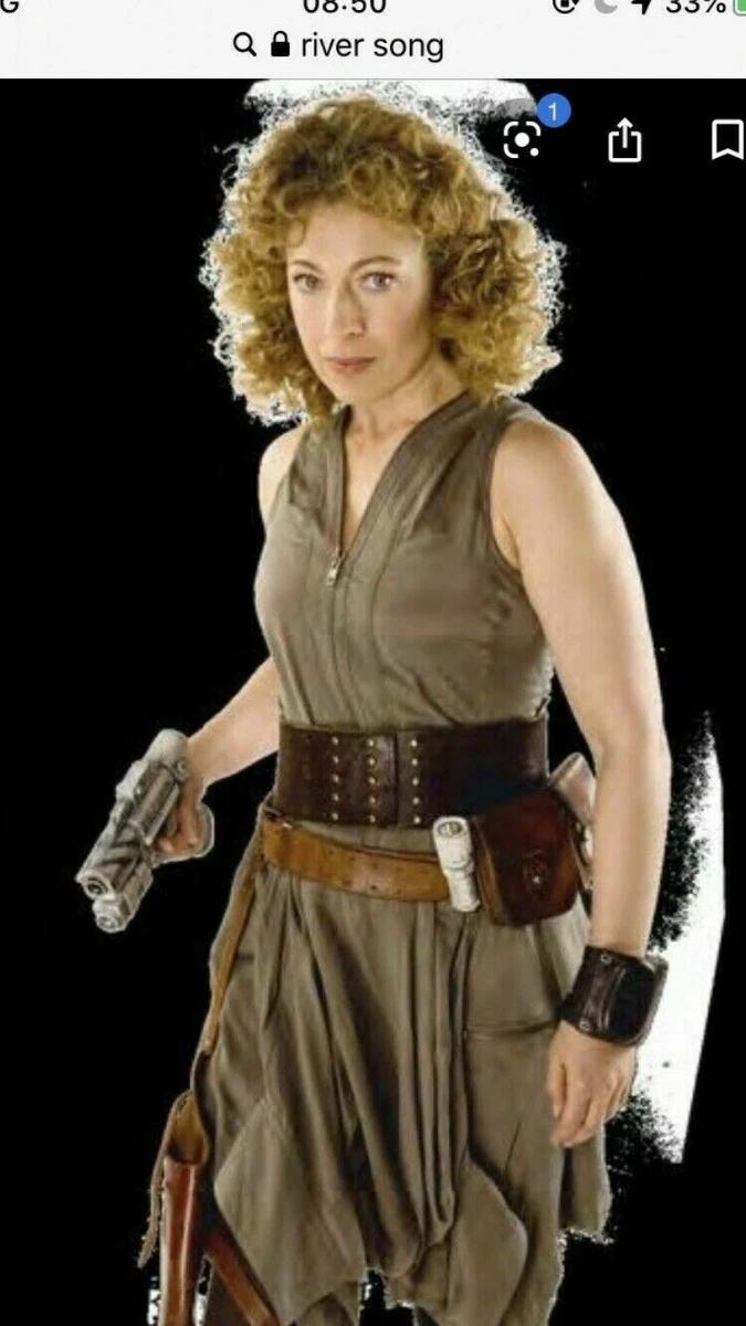 Brown River Song Dress