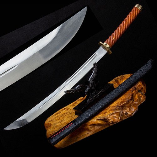 Battle Ready Sharp Chinese Kung Fu Wushu Sword 1095 Carbon Steel Blade ...