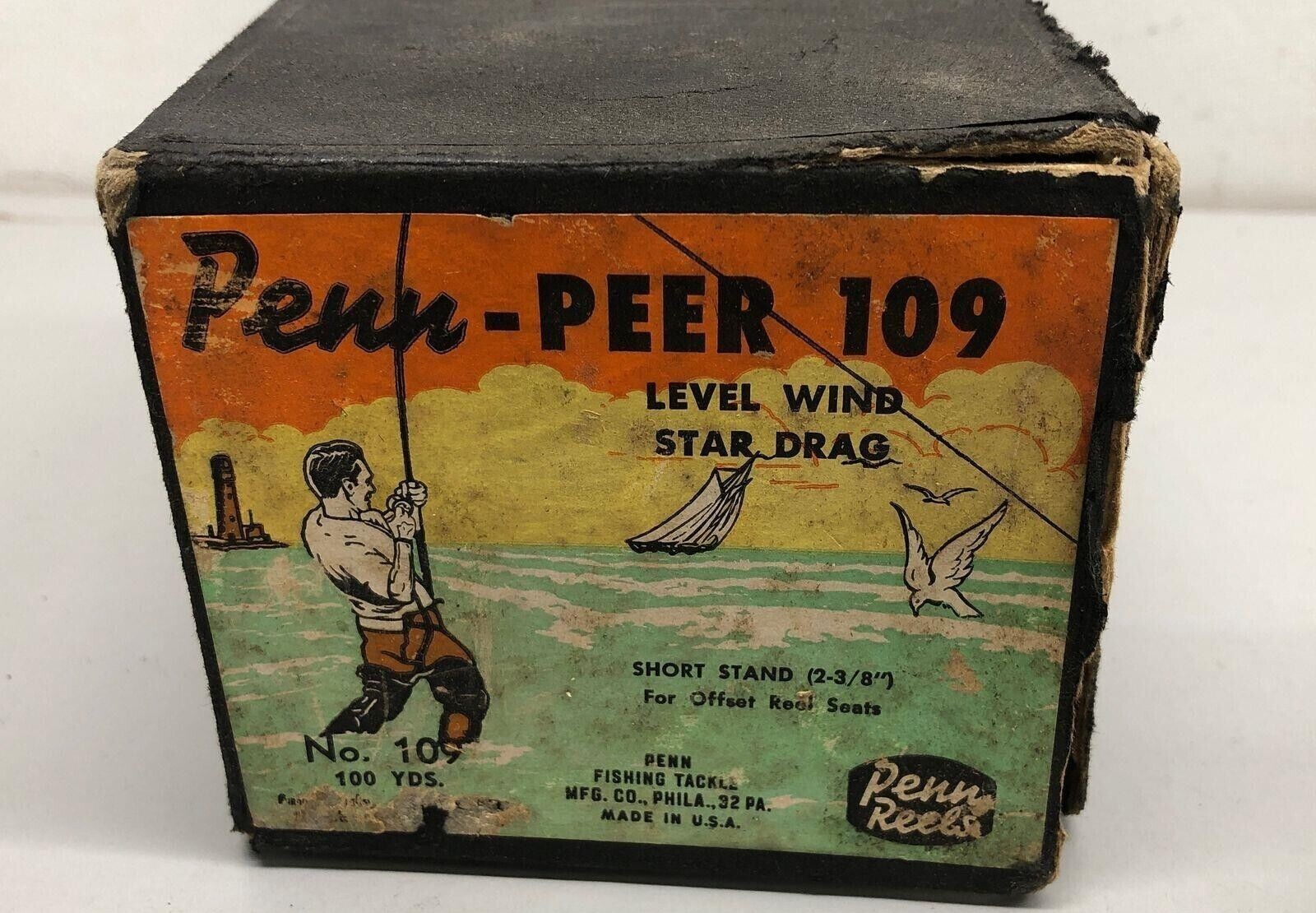 Vntg Shakespeare True Blue 1956 Model GE Fishing Reel w/ Penn Box | eBay