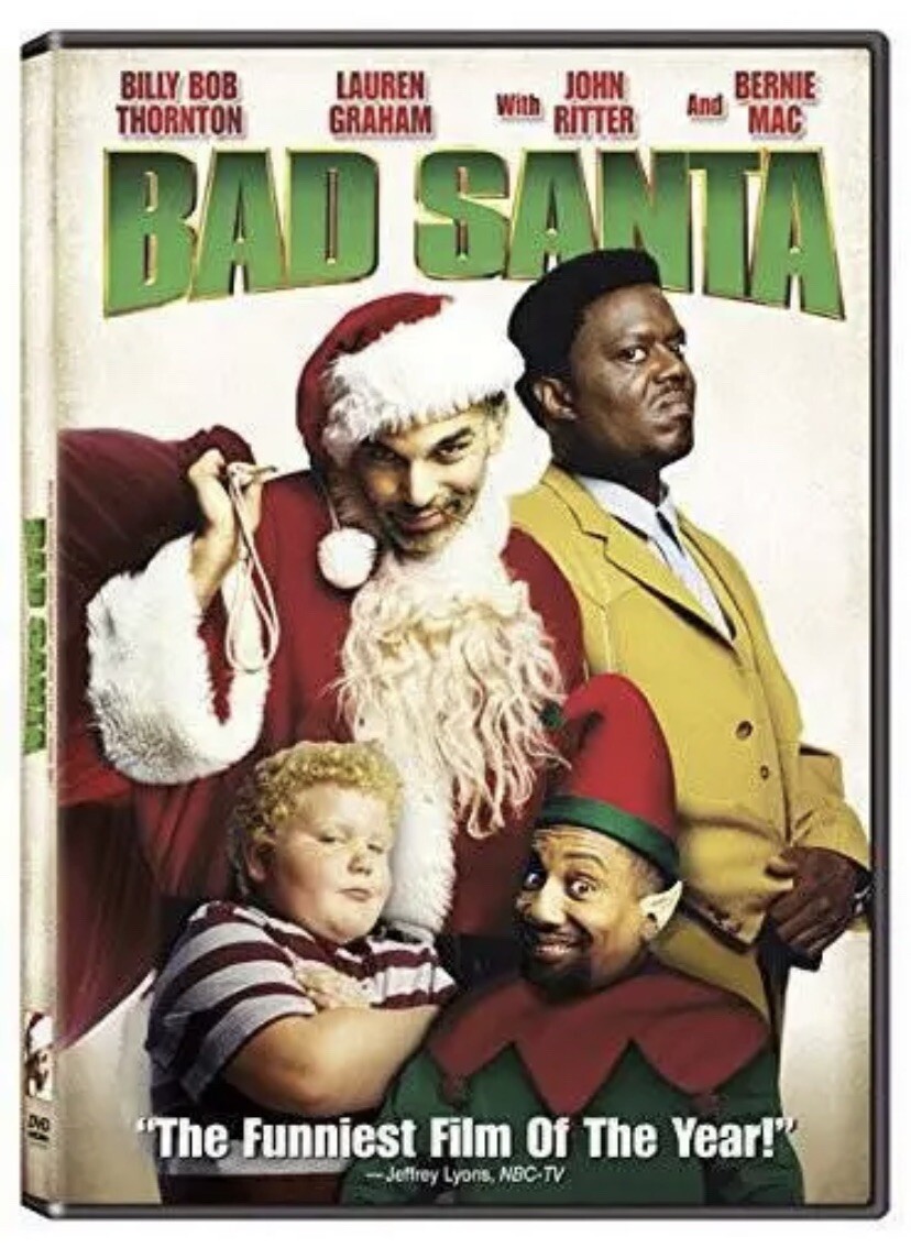 Bad Santa DVD Christmas Bernie Mac John Ritter Lauren Graham Billy Bob ...