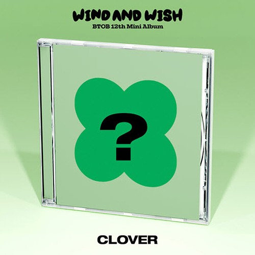 BTOB [WIND AND WISH] 12th Mini Album CLOVER Ver / CD+POSTER+Photo Book ...