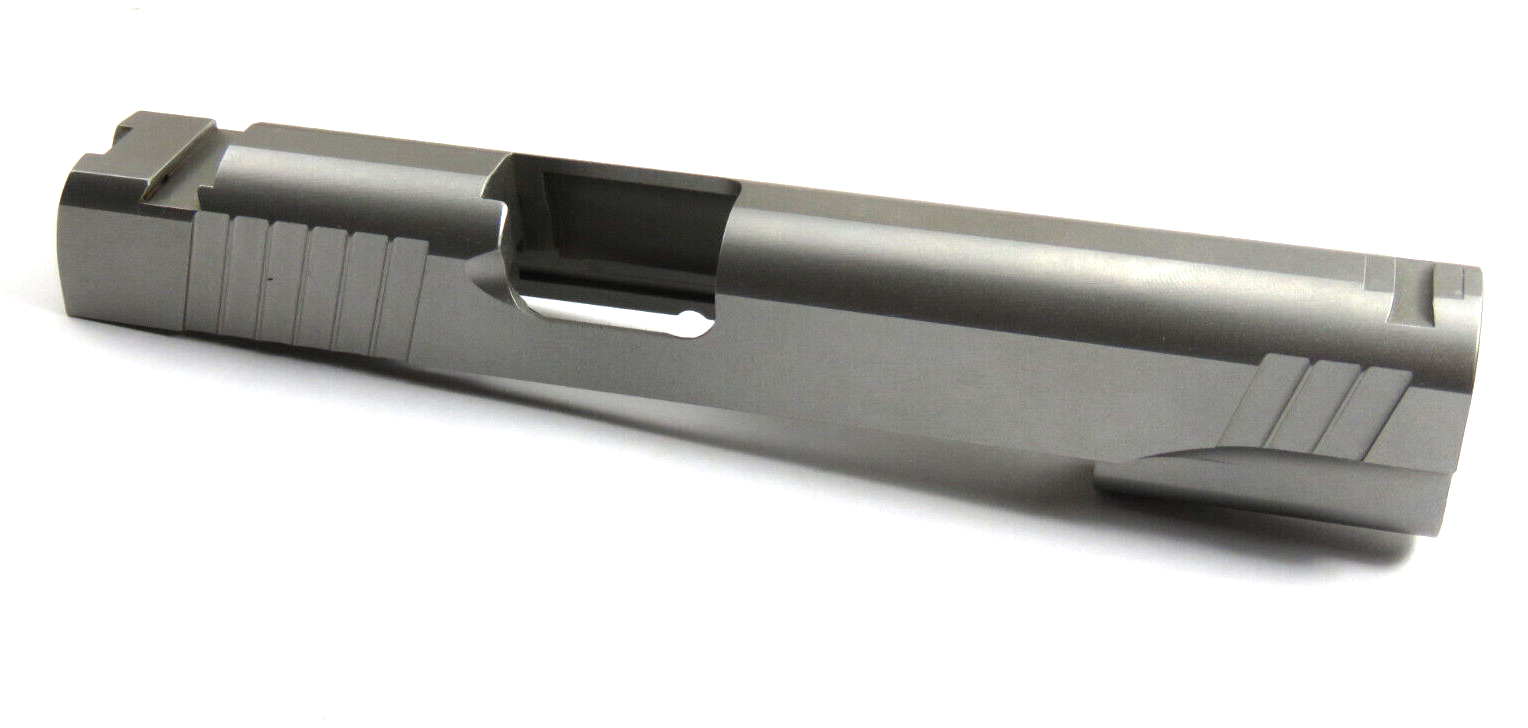 NEW 1911 Government .45 ACP Matte Stainless Slide Series 80 Novak Sight ...