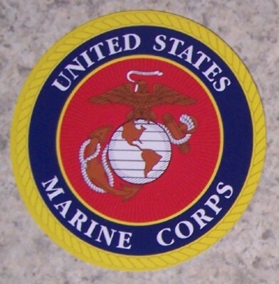 Window Bumper Sticker Double Sided Military USMC U S Marine Corps NEW ...