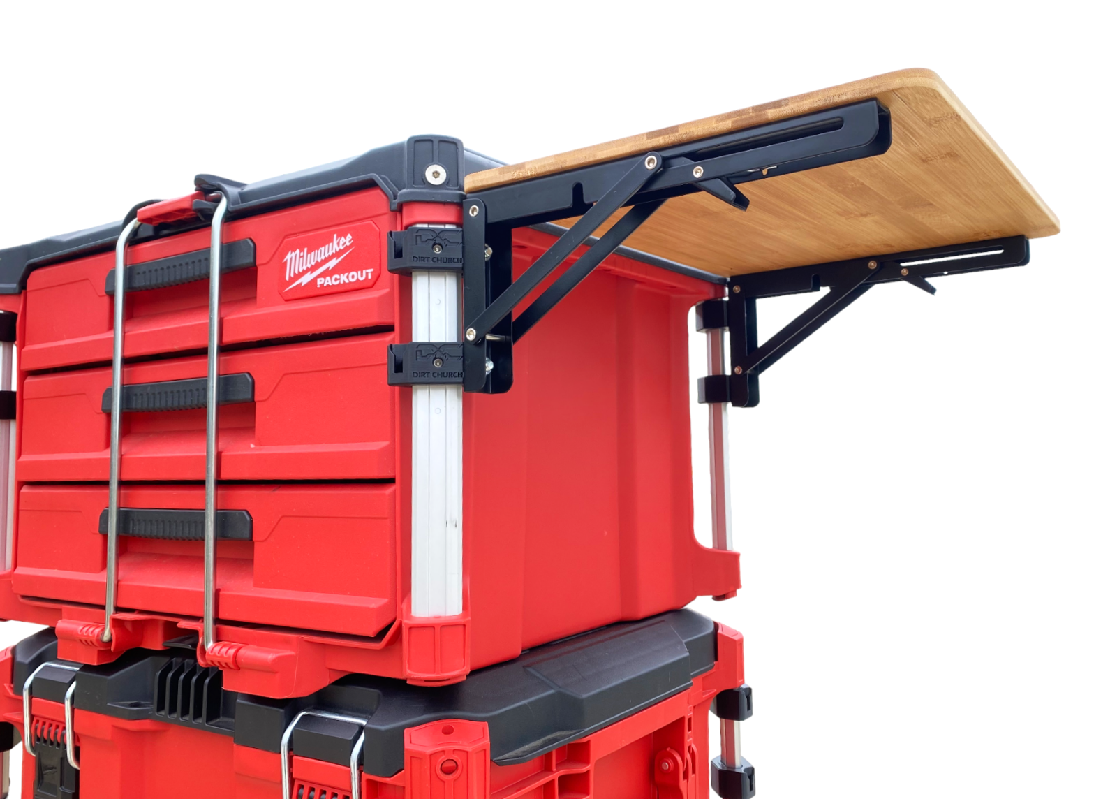 Milwaukee Packout, Bamboo Folding / Detachable Table, (Table Included ...