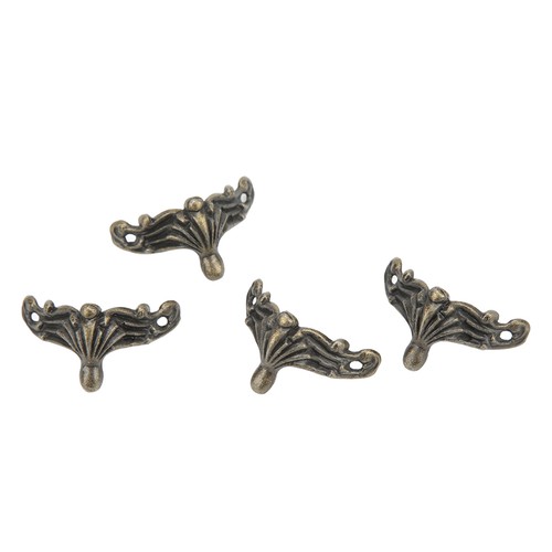 12 Sets Jewelry Box Feet Retro Design DIY Production Leg For Vintage ...