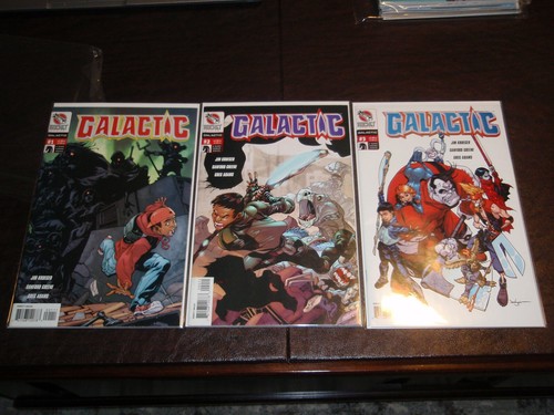 GALACTIC #1-3 (2003) ROCKET COMICS FULL COMPLETE SET! JASON PEARSON ...