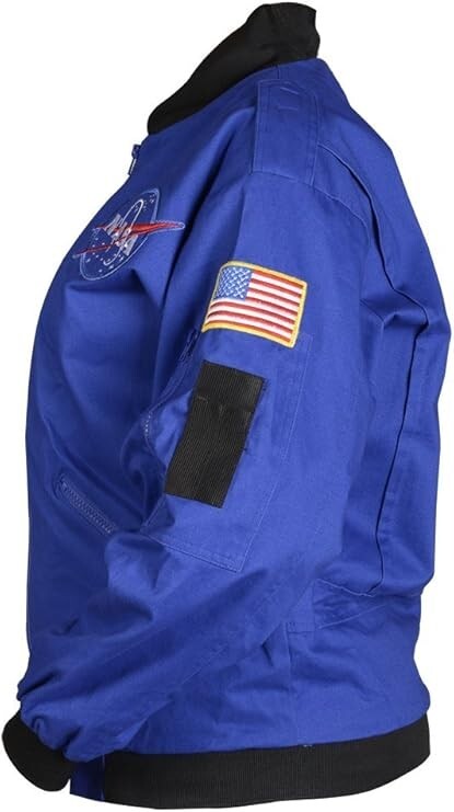 Aeromax Adult NASA Astronaut Flight Jacket, Small, Blue | eBay