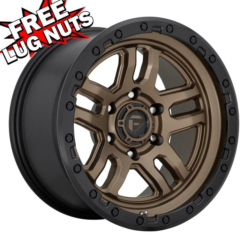 20 inch 20x10 Fuel D702 AMMO MATTE BRONZE wheel rim 5x5 5x127 -18 | eBay