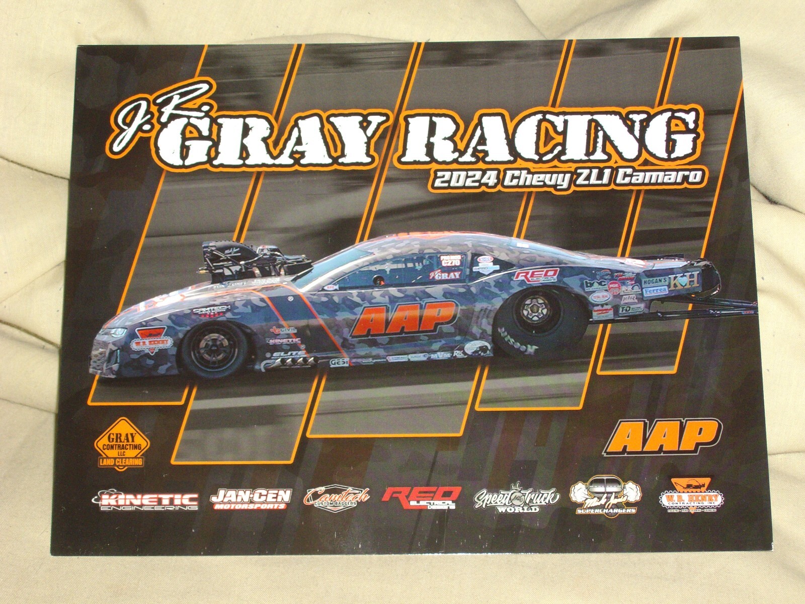 2024 J.R. GRAY RACING "2024 CHEVY ZL1 CAMARO" PRO MODIFIED NHRA ...