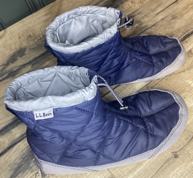 LL Bean 400g Primaloft Insulated Camp Bootie Slippers High Loft ...