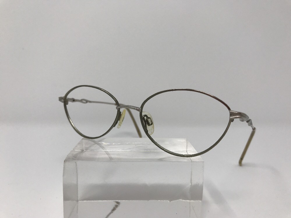 Kenmark Eyeglasses HP123 51-18-130 Spring Hinge Frame Only Silver G116 ...