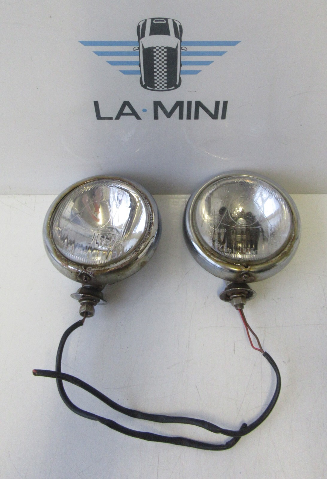 Genuine MINI Used Pair of Front Spot Lights (Chrome) for R50 R53 | eBay UK