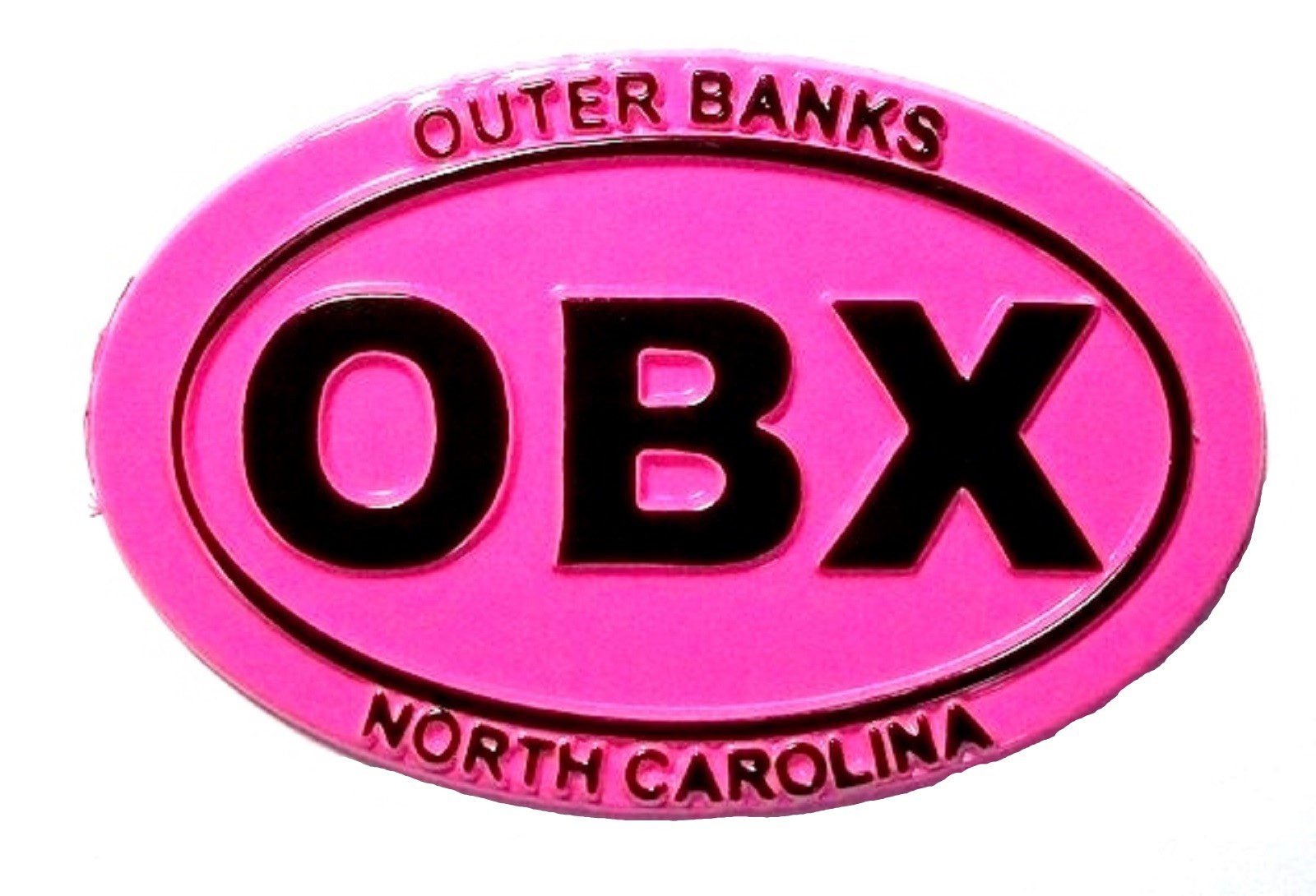Outer Banks North Carolina OBX Pink Oval Fridge Magnet | eBay