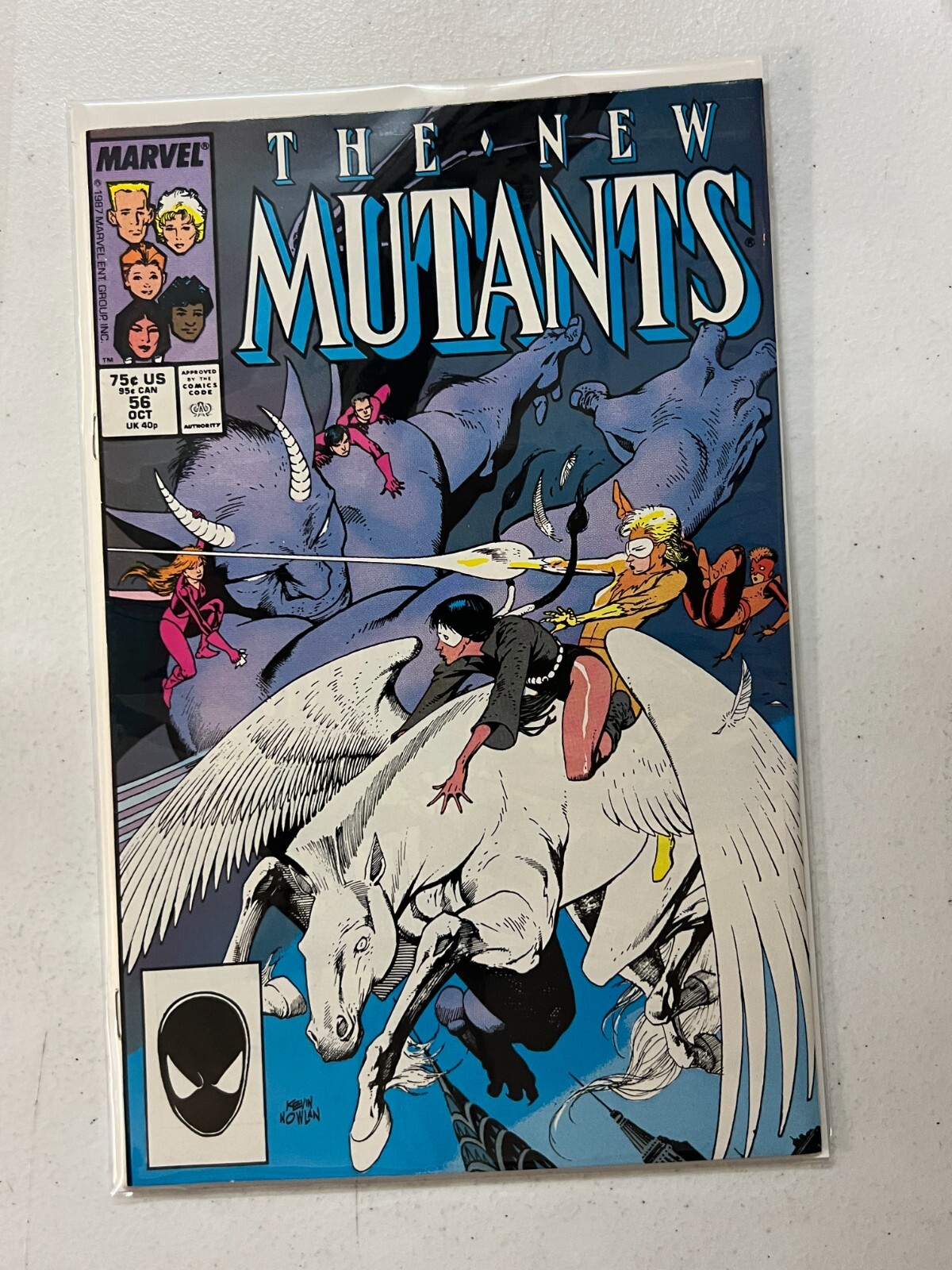 Marvel Comics The New Mutants #56 (1987) 1 App of Bird Brain | Combined ...