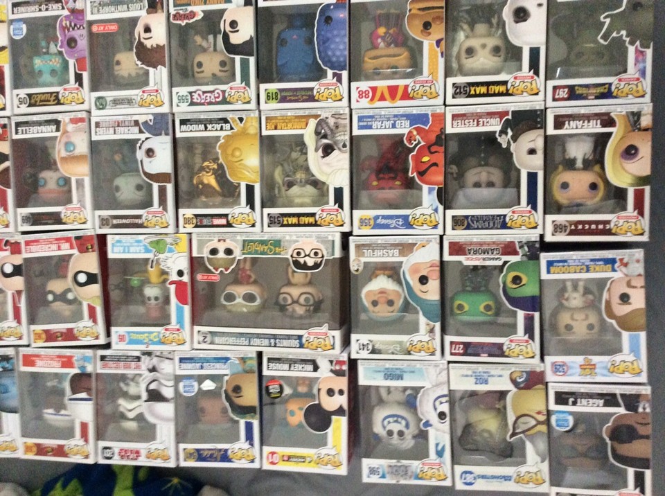 58 mixed bulk funko pop some exclusive and limited edition pops unused ...