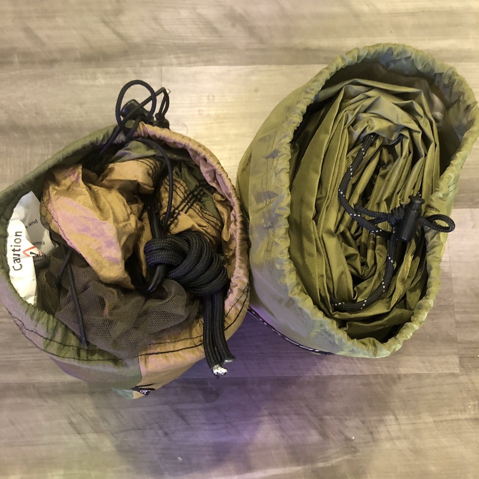 SunYear 2.0 Hammock w/ Tent Rain Fly Tarp Mosquito Net Portable Camping ...