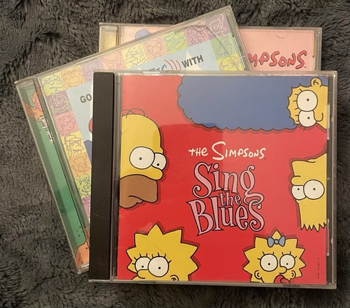 The Simpsons 3 CD Lot Sing The Blues/ Simpsonic/ Songs in the Key Of ...