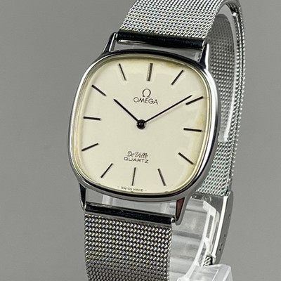 OMEGA De Ville Vintage Mens Watch 30mm Silver SS Band 1910131 Cal.1365 ...
