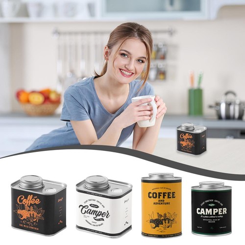 Coffee Bean Sealed Can, Tin Box with Breathing Valve, One-way Exhaust ...