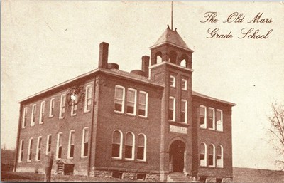 The Old Mars Grade School Postcard Pennsylvania | eBay