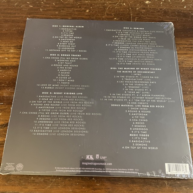 Night Visions: Expanded Edition [Super Deluxe 4 CD/DVD] by Imagine ...