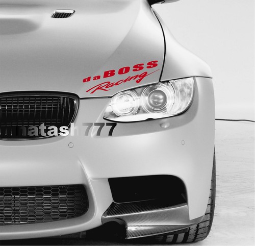 da BOSS Racing Vinyl Decal Sticker Sport Performance Car Truck SUV logo ...