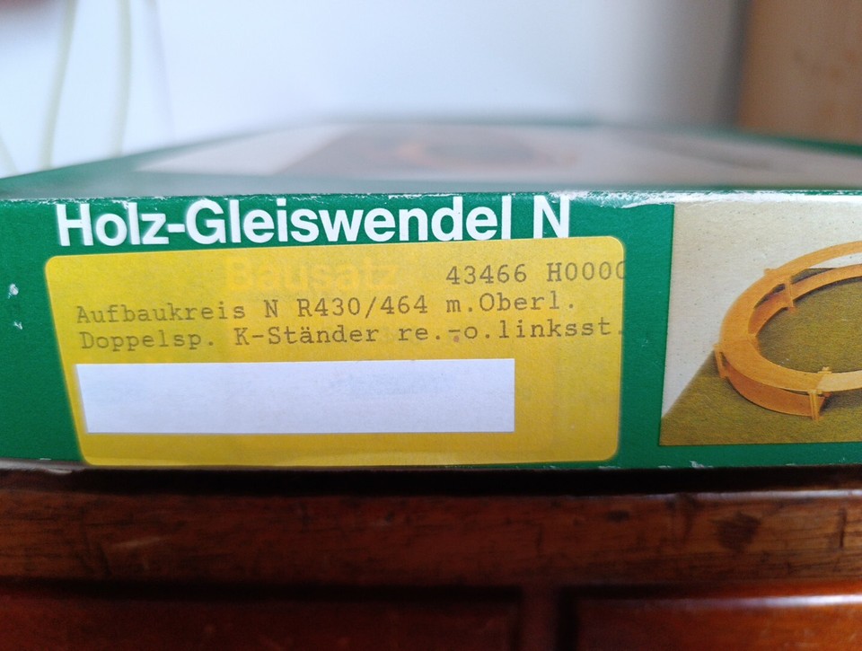 Modellbau Laggies 43466 , Gleiswendel , Aufbaukreis N R430/464 usw ...