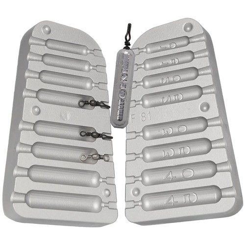 Drop Shot Lead Fishing Mold 10-15-20-25-30-35-40-45g Lead Mold Weights ...