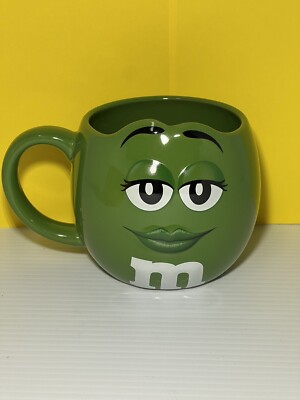 Mars Retail Group Green MM M&M Female Coffee Mug 20 oz with TAG M+M ...