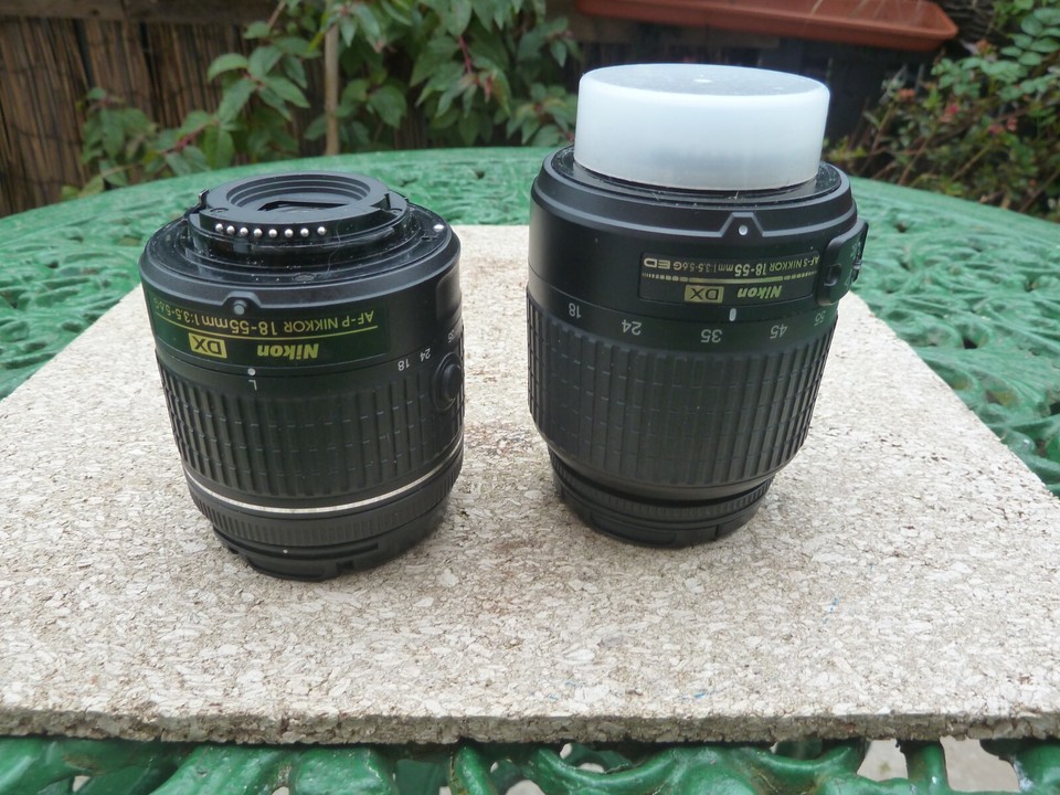 2 Nikon AFS Nikkor 18 55mm G ED Digital Zoom For DX Crop Sensor DSLR ...