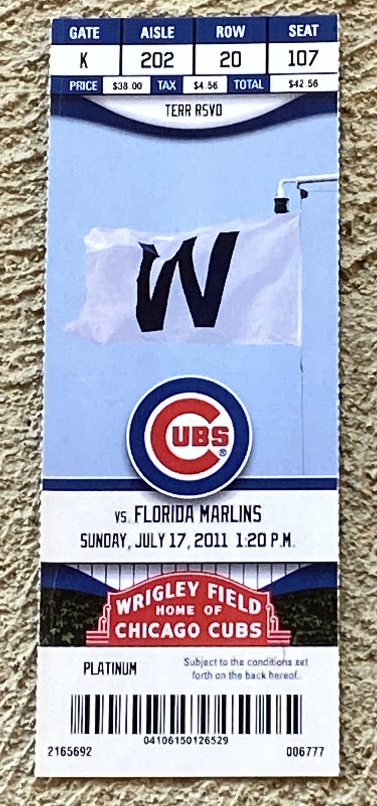 Marlins / Cubs 2011 Ticket Stub Kerry Wood 2 K’s | eBay