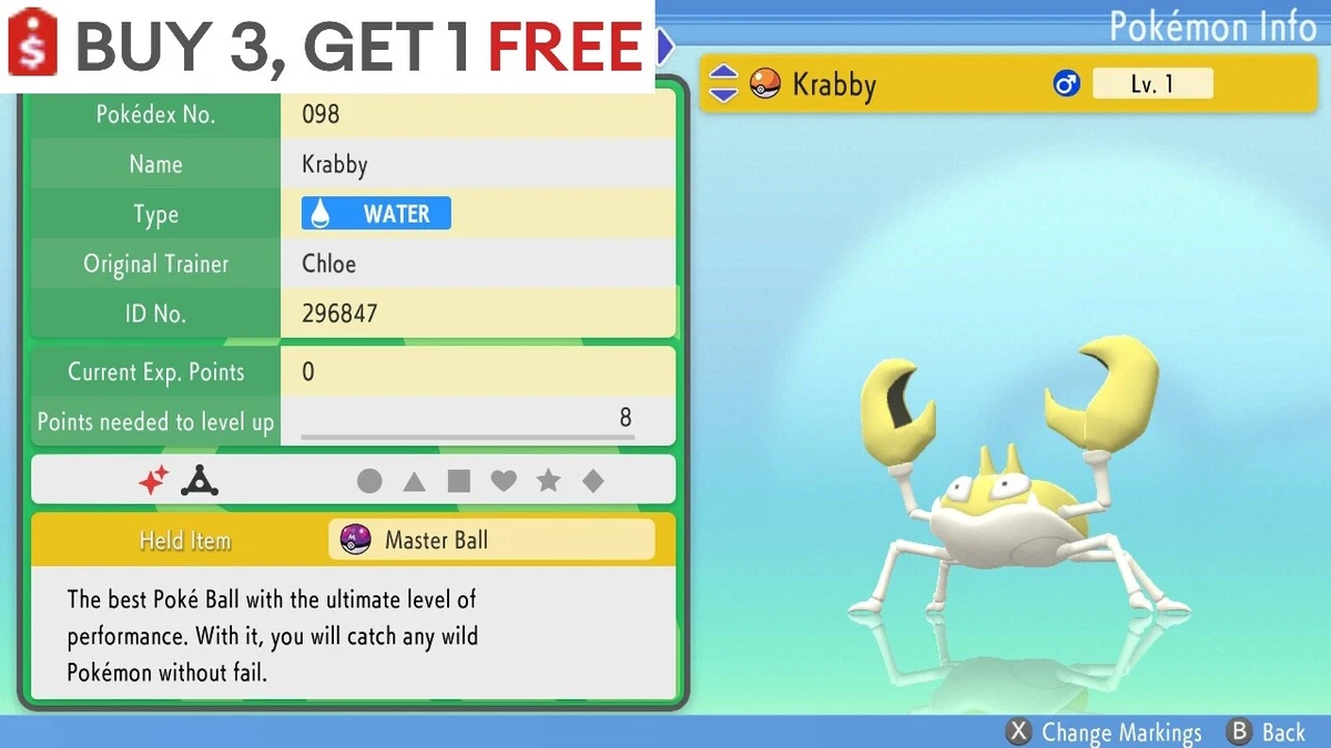 Shiny Krabby