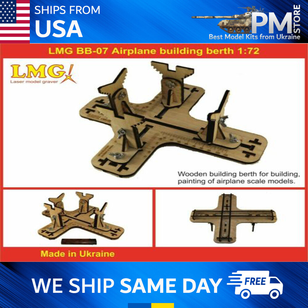 LMG BB-07 Airplane Stand building berth for assembly of aircraft models ...