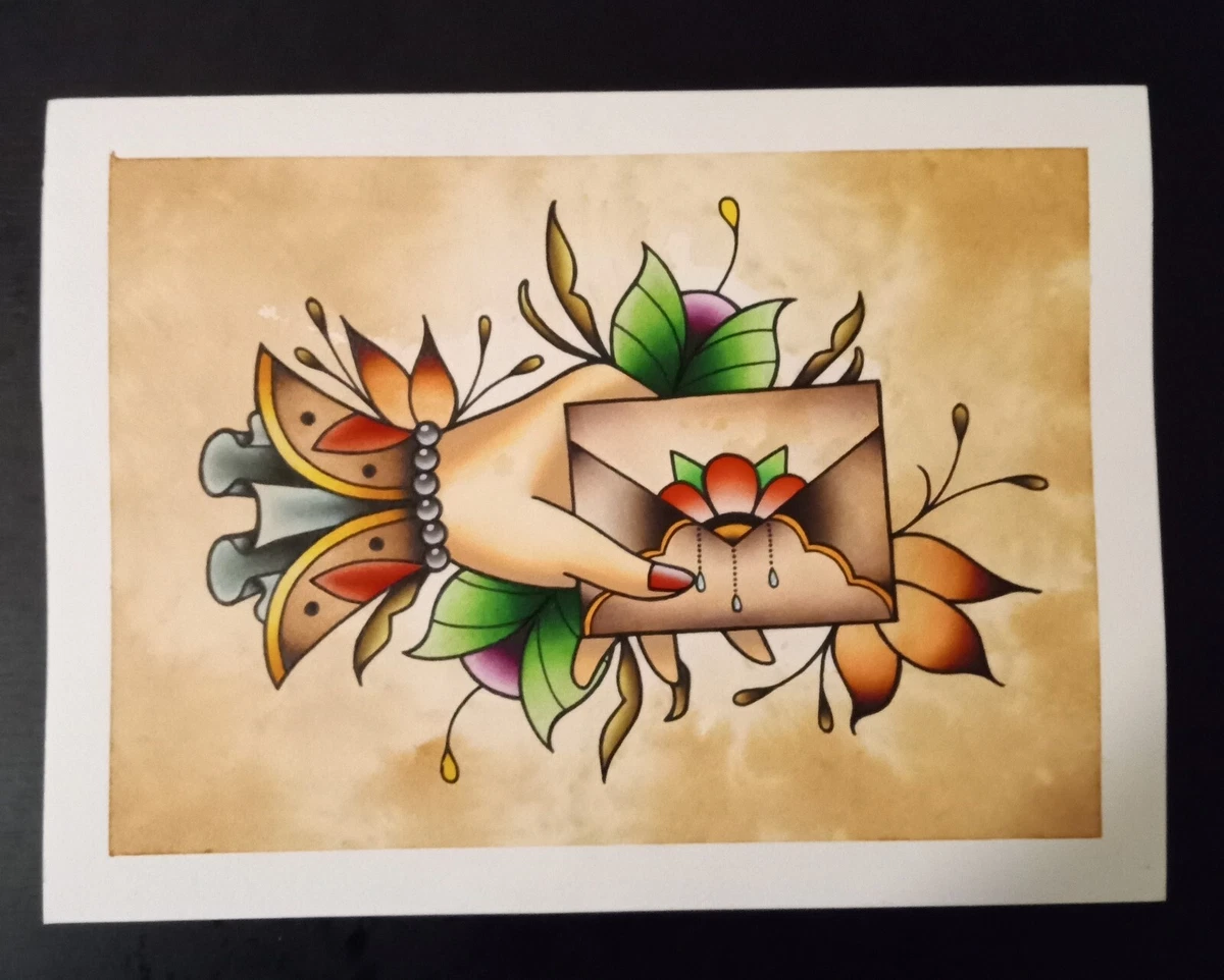 Traditional Hand Tattoo Flash