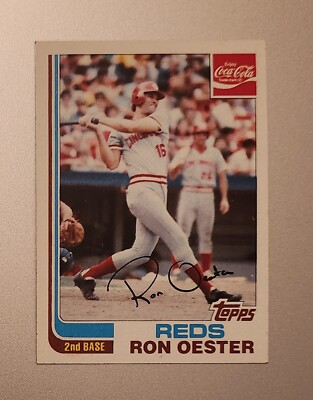 1982 Topps Coca-Cola Cincinnati Reds #16 Ron Oester | eBay