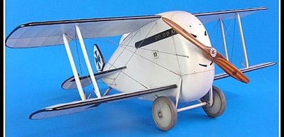DFW T.28 Floh Flea Biplane Fighter Wood Model Replica Large Free ...