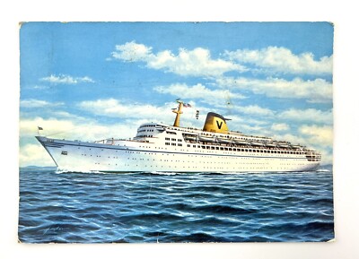 Vintage S.S.President Cleveland American President Lines Ship Postcard ...