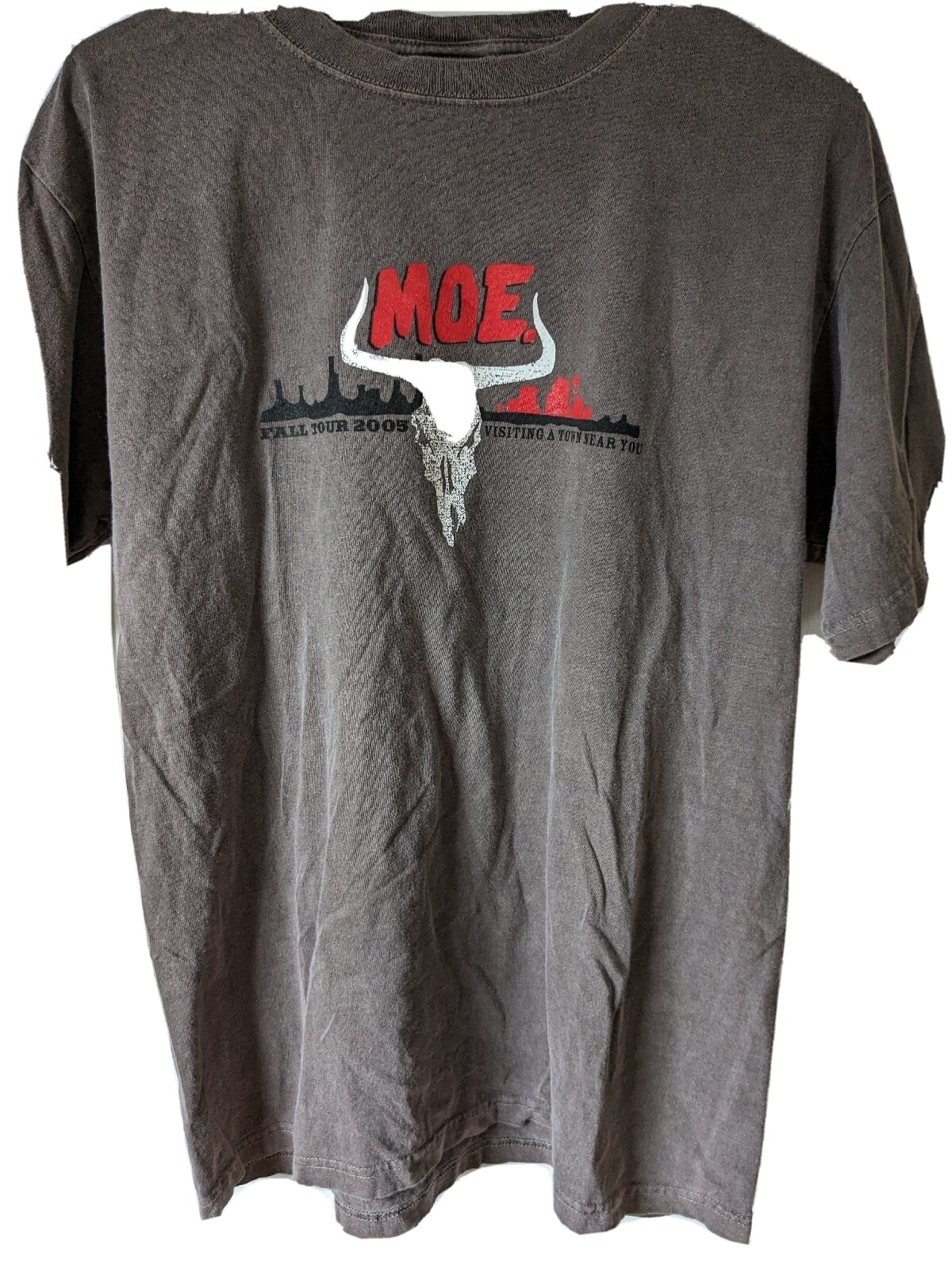 Vintage moe. Fall Tour 2005 T-shirt w/ Tour Dates moe. band moetheband ...