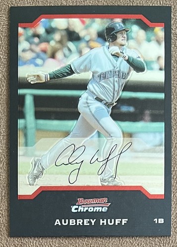 2004 Bowman Chrome Aubrey Huff Tampa Bay Devil Rays #85 Topps MLB ...