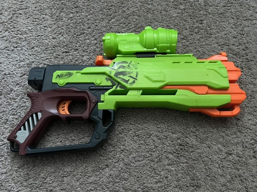 NERF Zombie Strike Crossfire Bow Dart Gun With Scope - Tested And ...