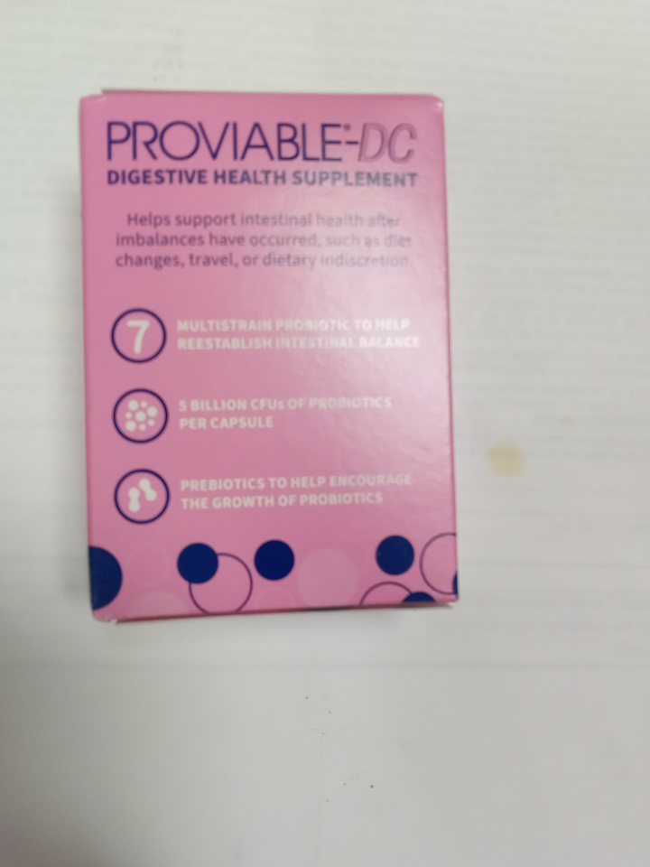 Proviable DC 30 Capsules for Cats Digestive Supplement Exp 12/2026 NEW ...