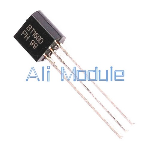 100Pcs Unidirectional thyristor BT169D BT169 Logic Level TO-92 400V 0 ...