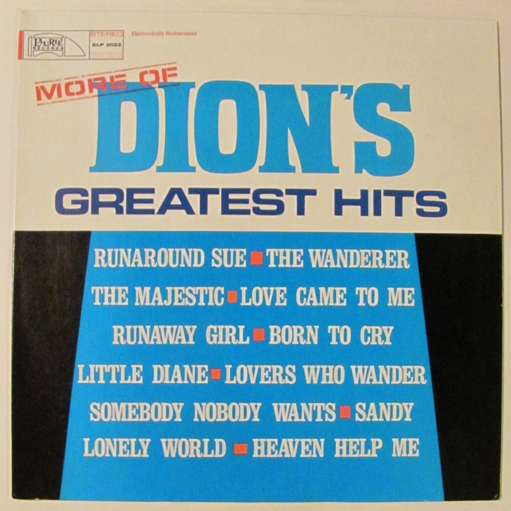 (LP RE) Dion - "More Of Dion's Greatest Hits" - Pop Rock / Vocal (1960s ...