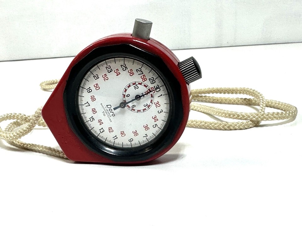 VINTAGE Medalist Doro Shock Protected 1/10 Swiss Made Stopwatch - FREE ...