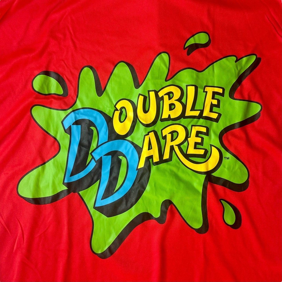Double Dare Shirt Adult XL / 2XL OS Costume Nickelodeon Retro 90s Red ...