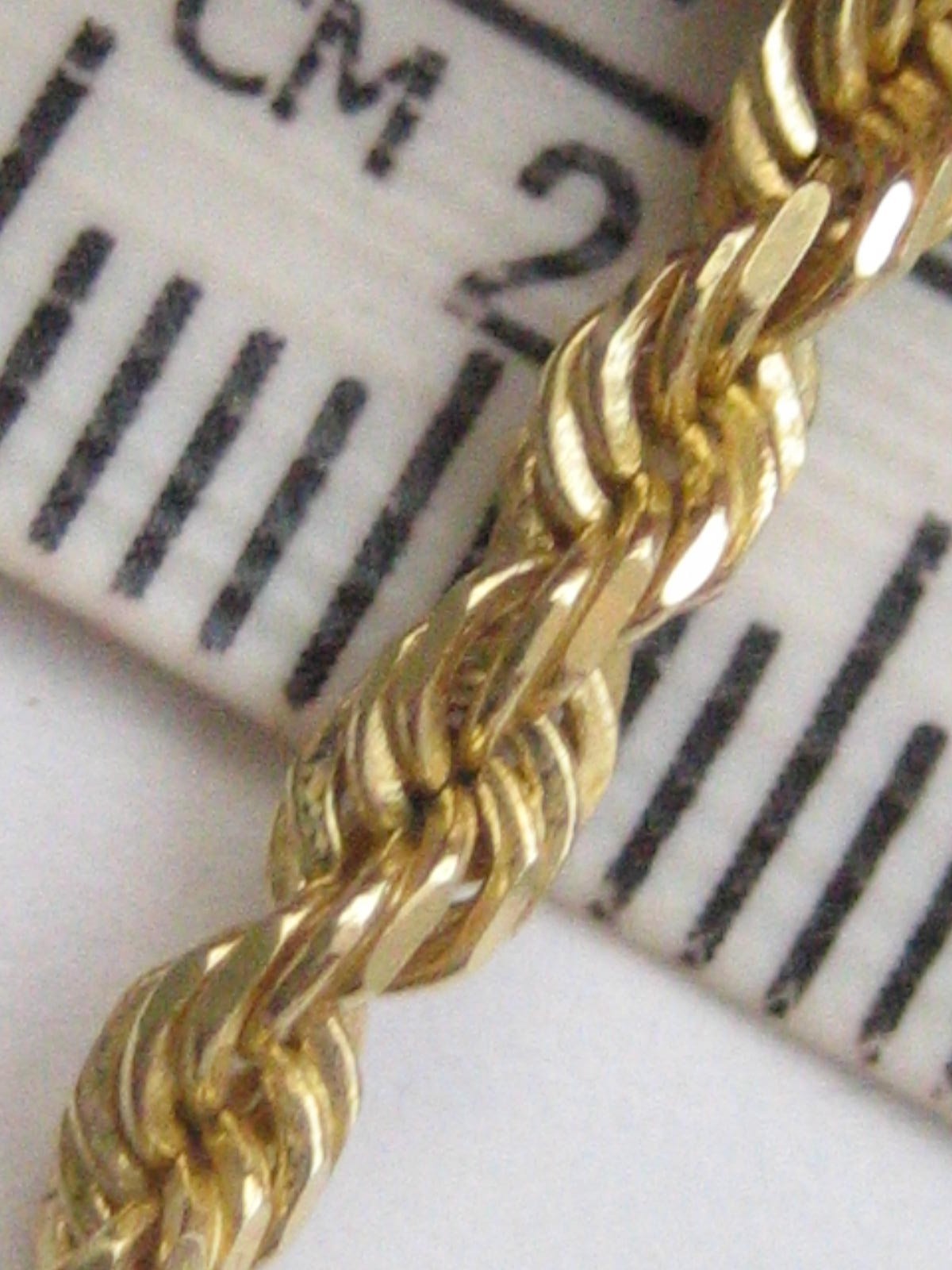 Michael Anthony 14k Gold 20" Diamond-Cut Rope Chain ~ 11.9g | eBay