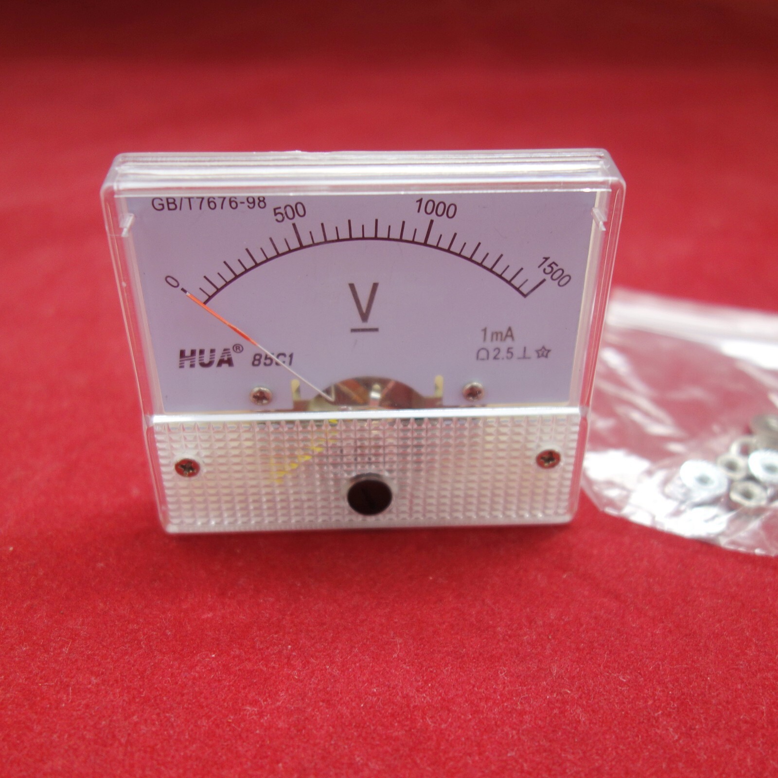 DC 0- 1500V Analog Voltmeter Analogue Voltage panel meter 85C1 1500V ...