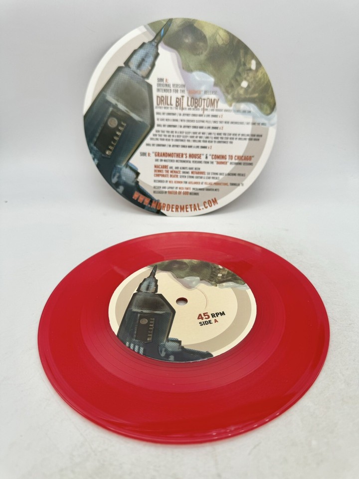 Macabre- Drill Bit Lobotomy 7" 45 RPM Vtg Death Metal LE Vinyl NM 2003 ...